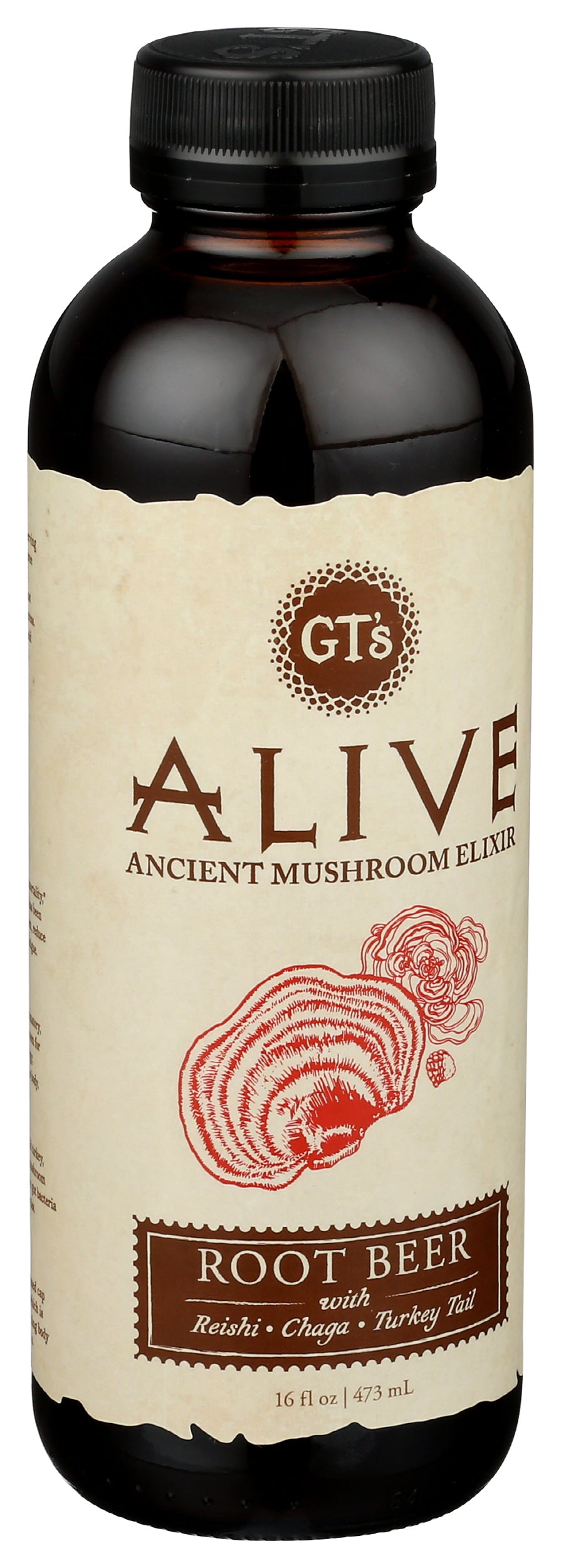 Alive Mushroom Elixer, Root Beer, 16 floz — Natures Pick Market