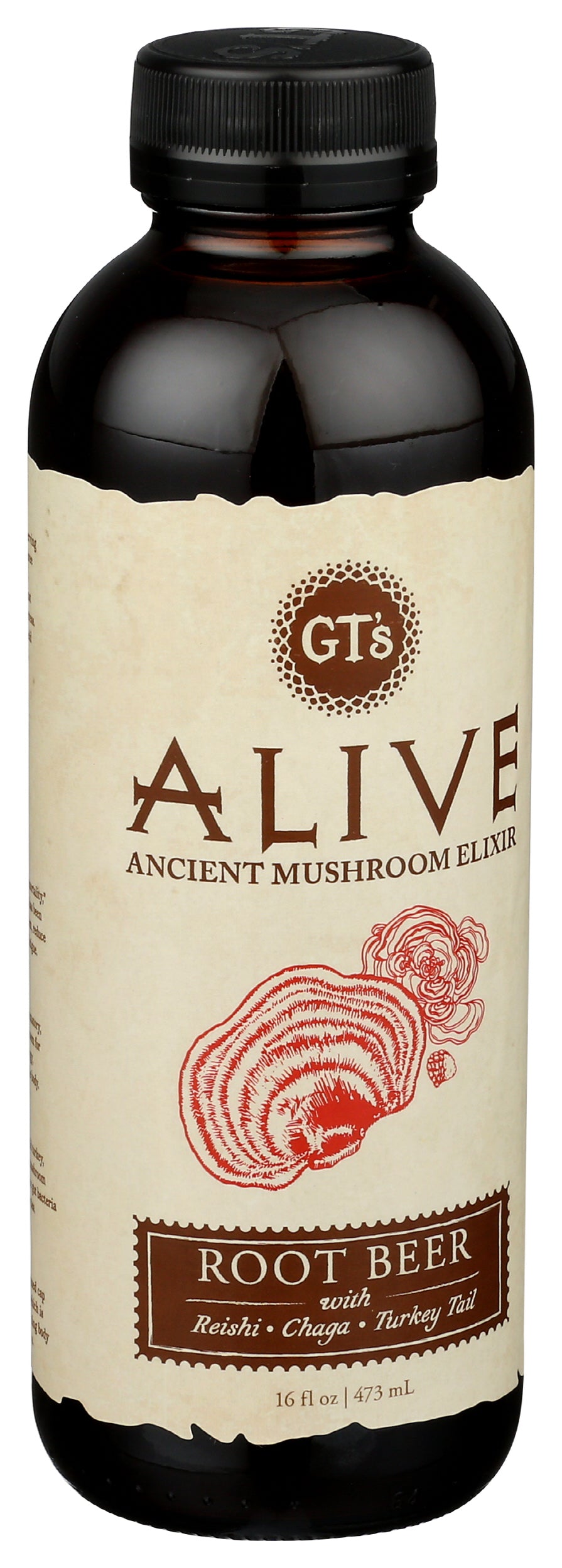 Alive Mushroom Elixer, Root Beer, 16 floz — Natures Pick Market