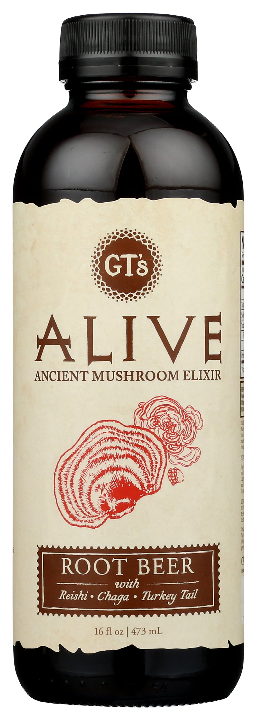 Alive Mushroom Elixer, Root Beer, 16 floz — Natures Pick Market