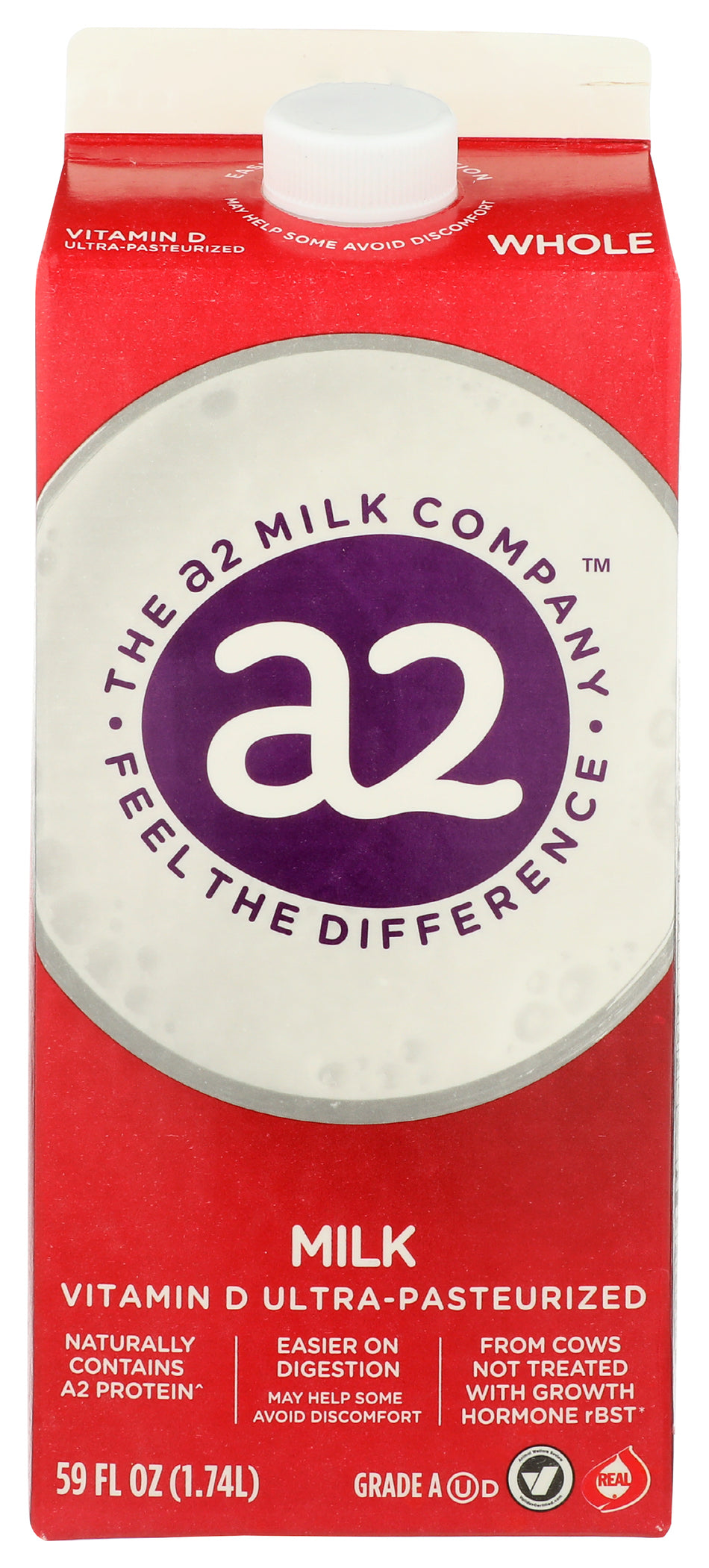 A2 Whole Milk UHT, 59 floz — Natures Pick Market