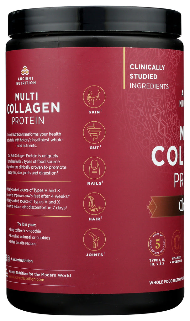 Multi Collagen Protein, Chocolate, 40 Serv/472 g | Natures Pick Market