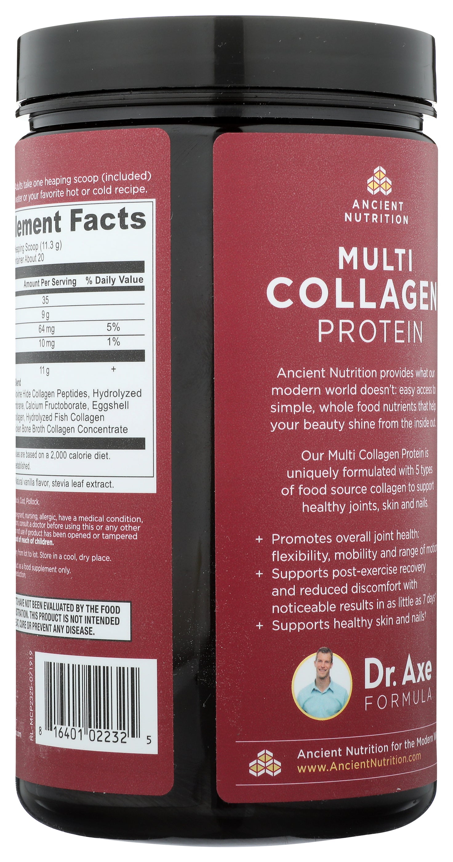 Multi Collagen Protein, Joint+Tissue, Vanilla, 20 Serv/280 g — Natures ...
