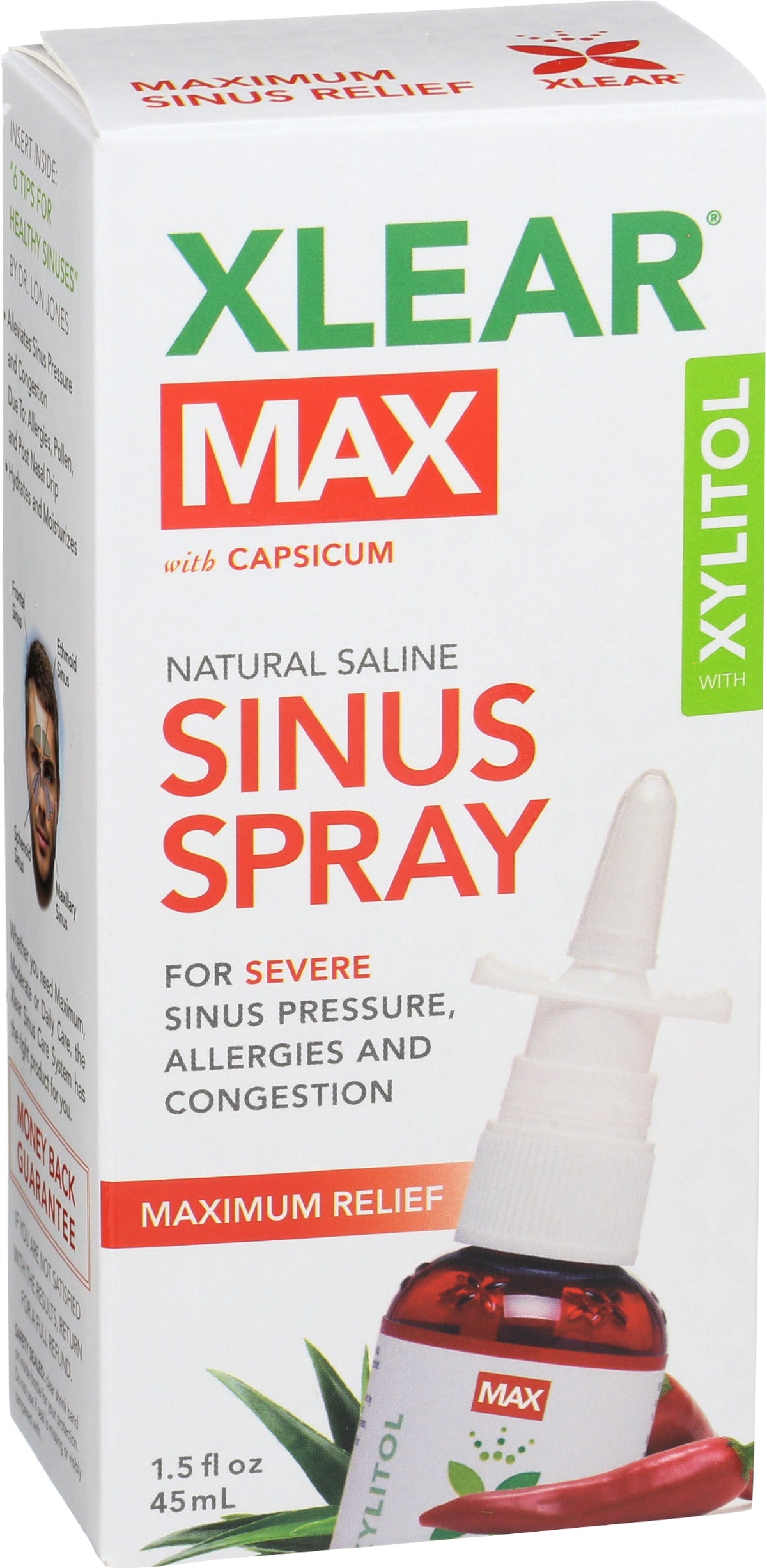 Xlear Max Nasal Spray, 1.5oz — Natures Pick Market