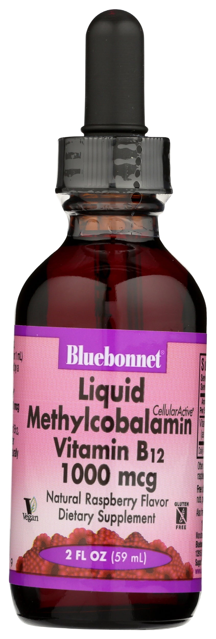 Liquid Methyl B12 1000mcg, Raspberry, 2 fl oz — Natures Pick Market