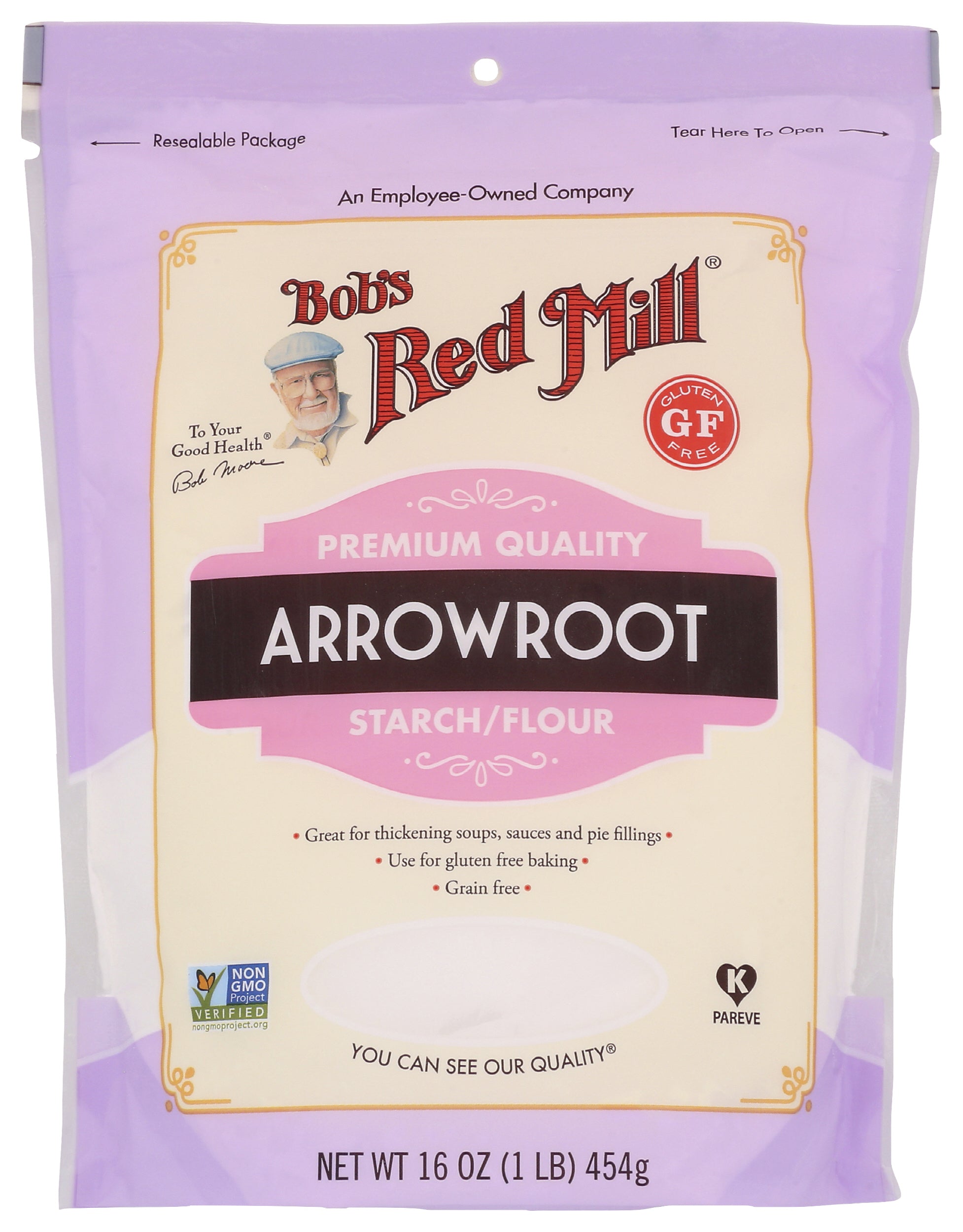 Arrowroot Starch, GF, 16 oz — Natures Pick Market