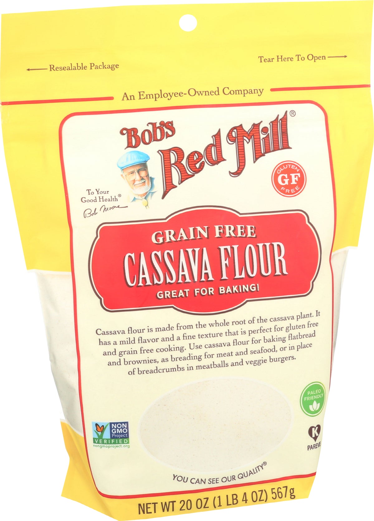 Cassava Flour, GF, 20 oz — Natures Pick Market