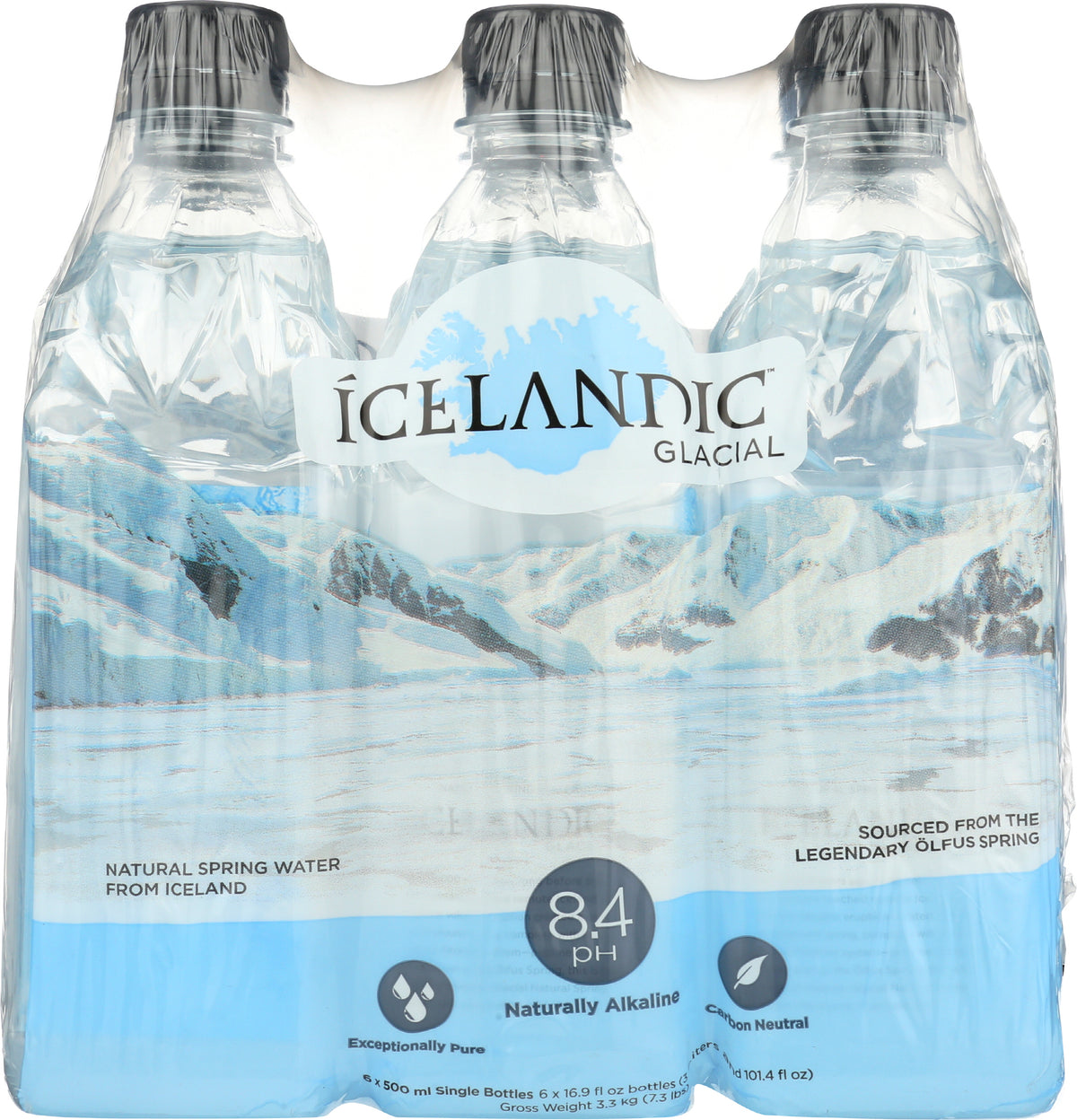 Natural Spring Water Iceland, 500 ml, 6pk — Natures Pick Market