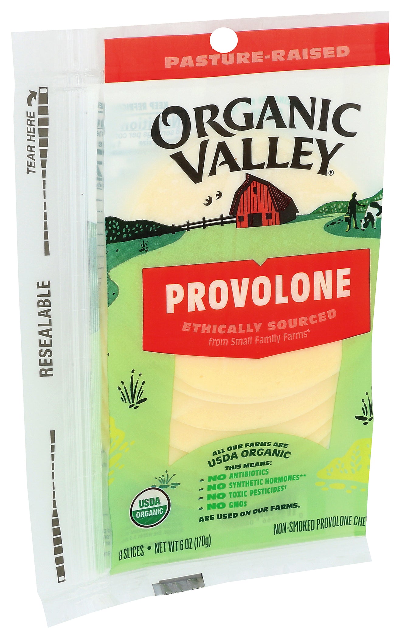 Provolone Cheese Sliced Org 6 Oz Natures Pick Market