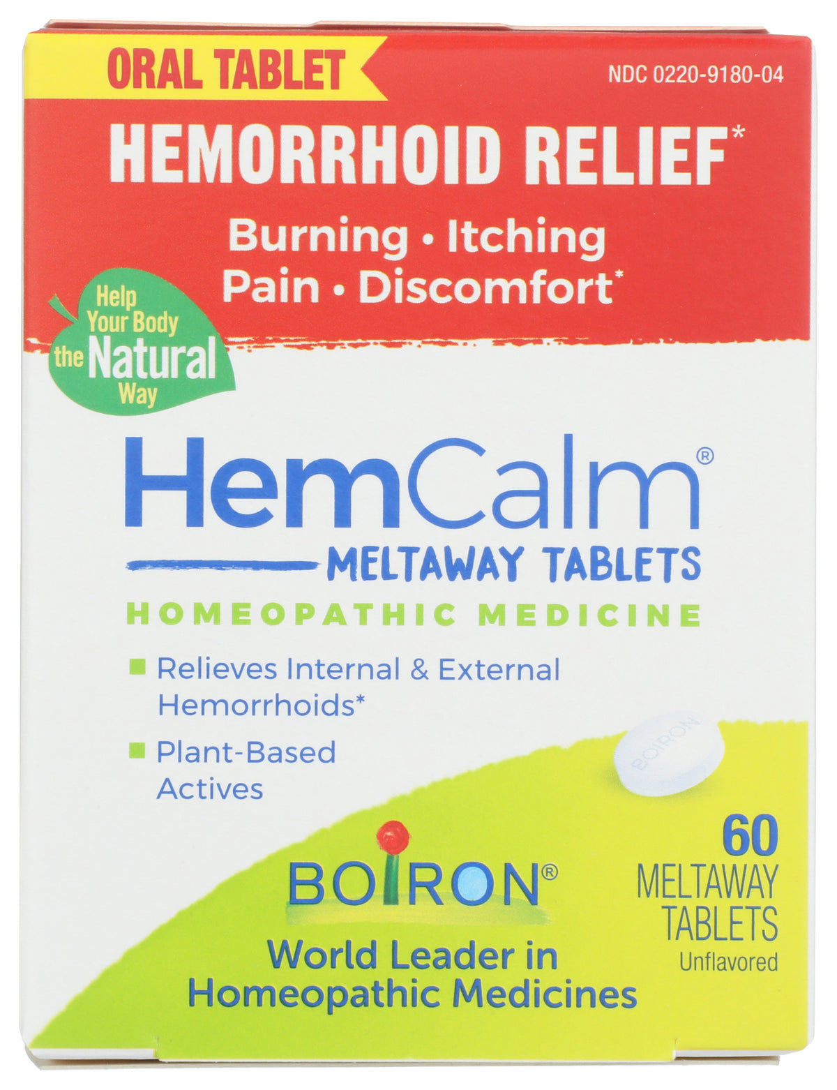 HemCalm Tablets, 60 melt tab — Natures Pick Market