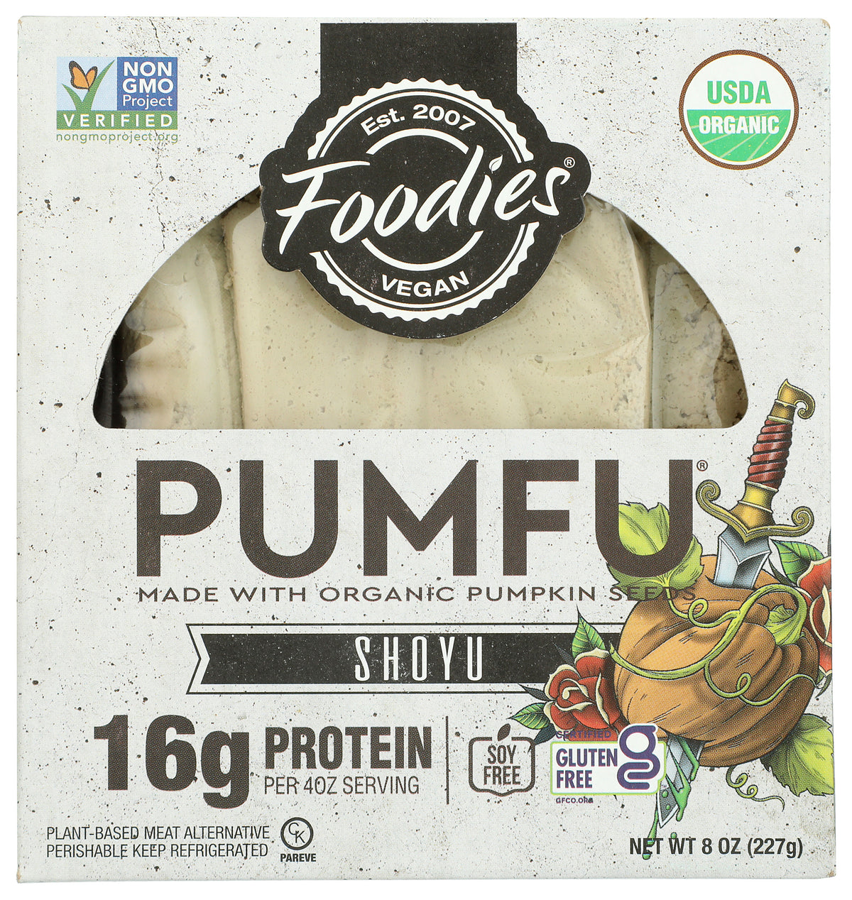 PUMFU Pumpkin Seed Tofu, Shoyu, 8 oz — Natures Pick Market