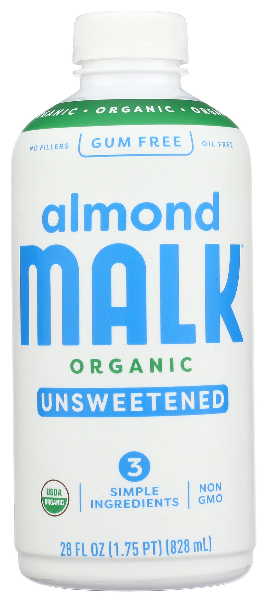 Almond Milk, Unsweetened, Org, 28 fl oz — Natures Pick Market