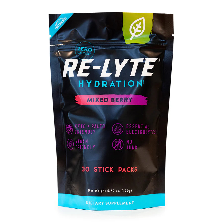 Re-Lyte Hydration Electrolytes, Mixed Berry, 6.7 oz/30 serv — Natures ...