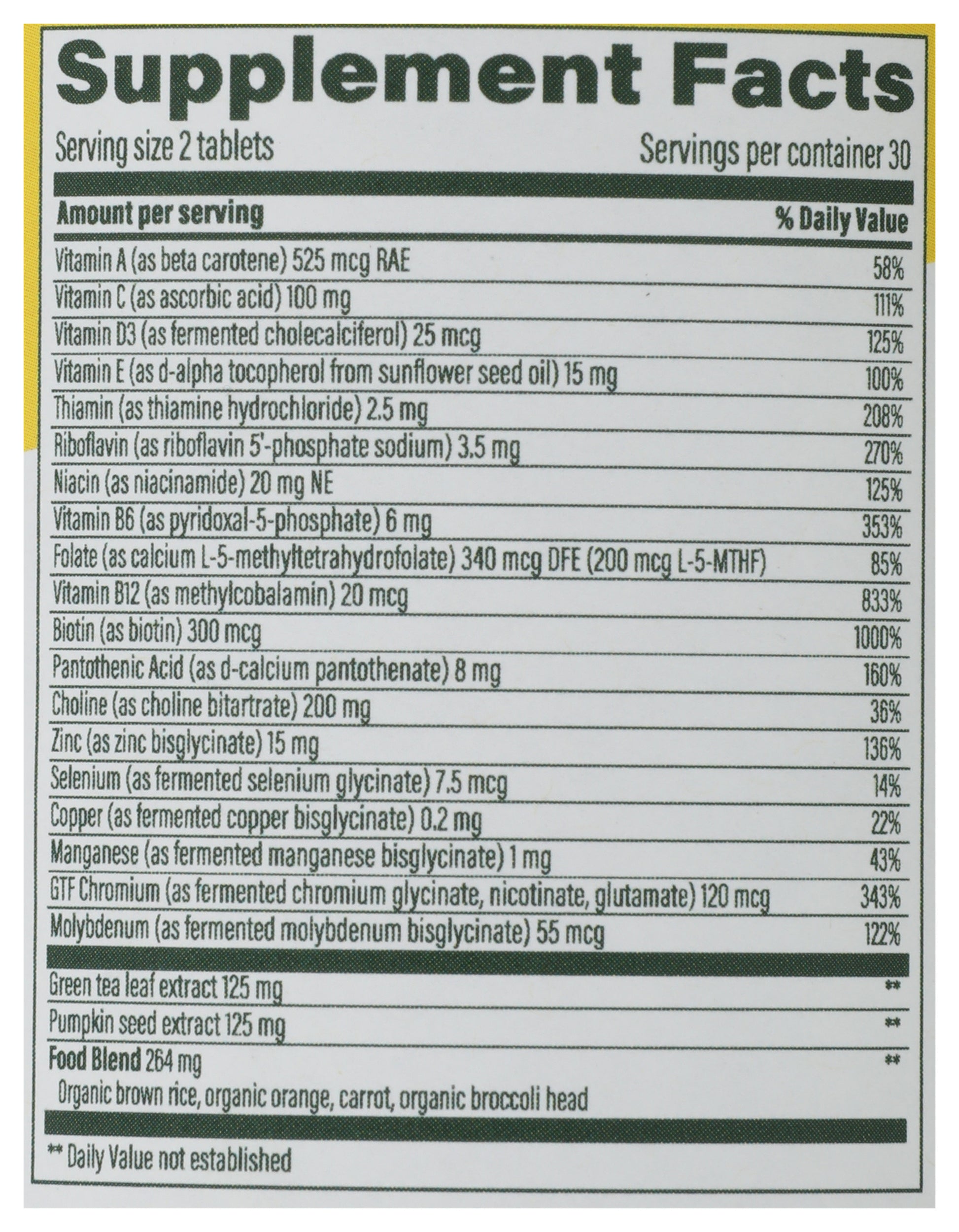 Multi for Men 55+, 60 tab — Natures Pick Market
