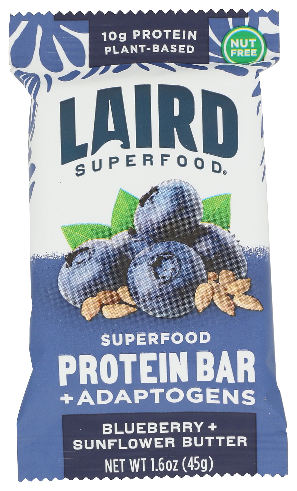 Protein & Adaptogen Bar, Blueberry + Sunflower Butter, 1.6 oz — Natures ...