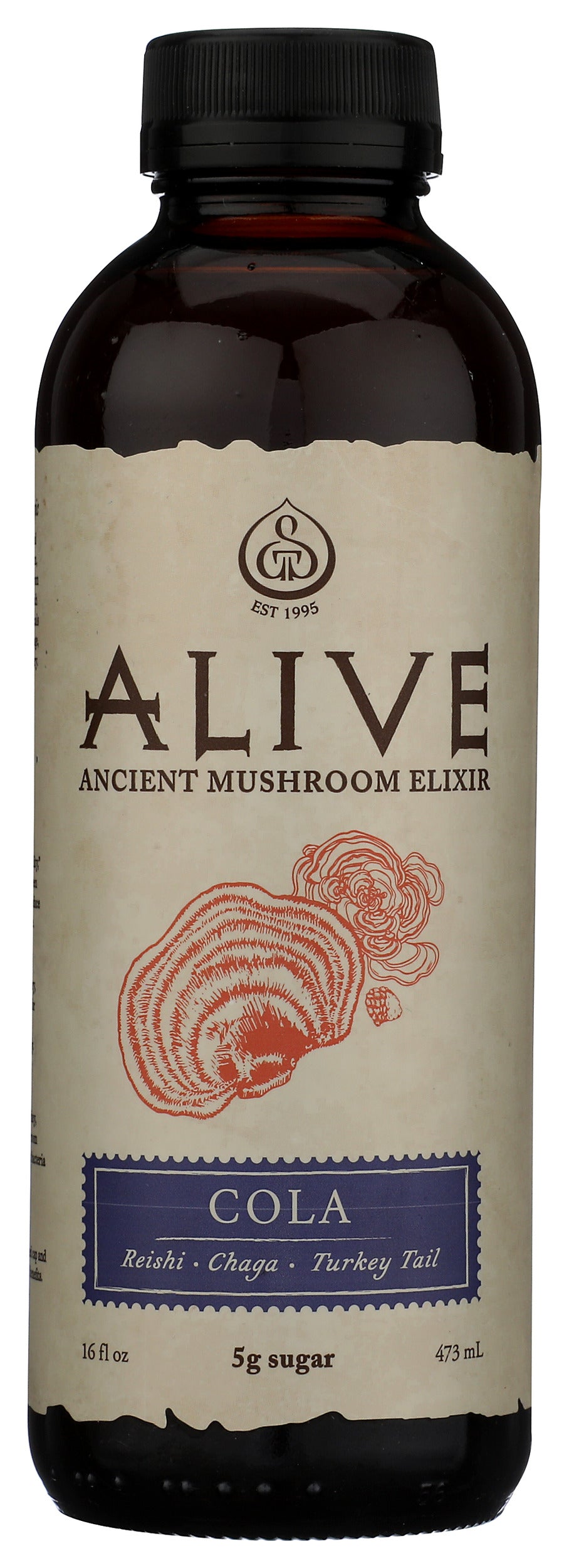 Alive Mushroom Elixir, Cola, 16 fl oz — Natures Pick Market