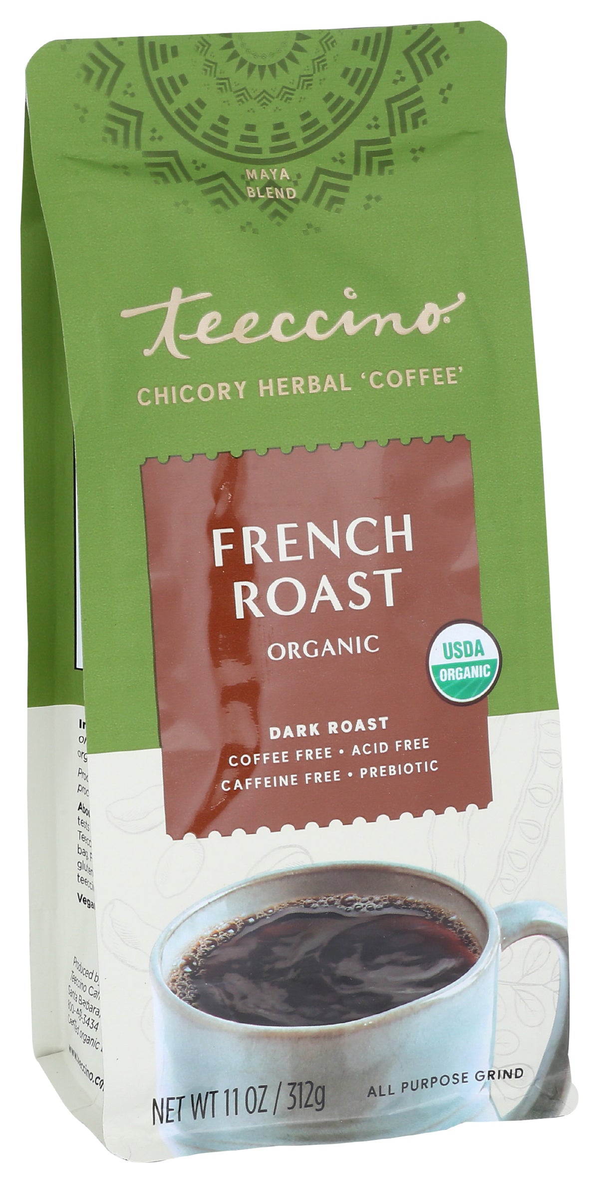 French Roast Chicory Herbal Coffee, Org, 11 oz — Natures Pick Market