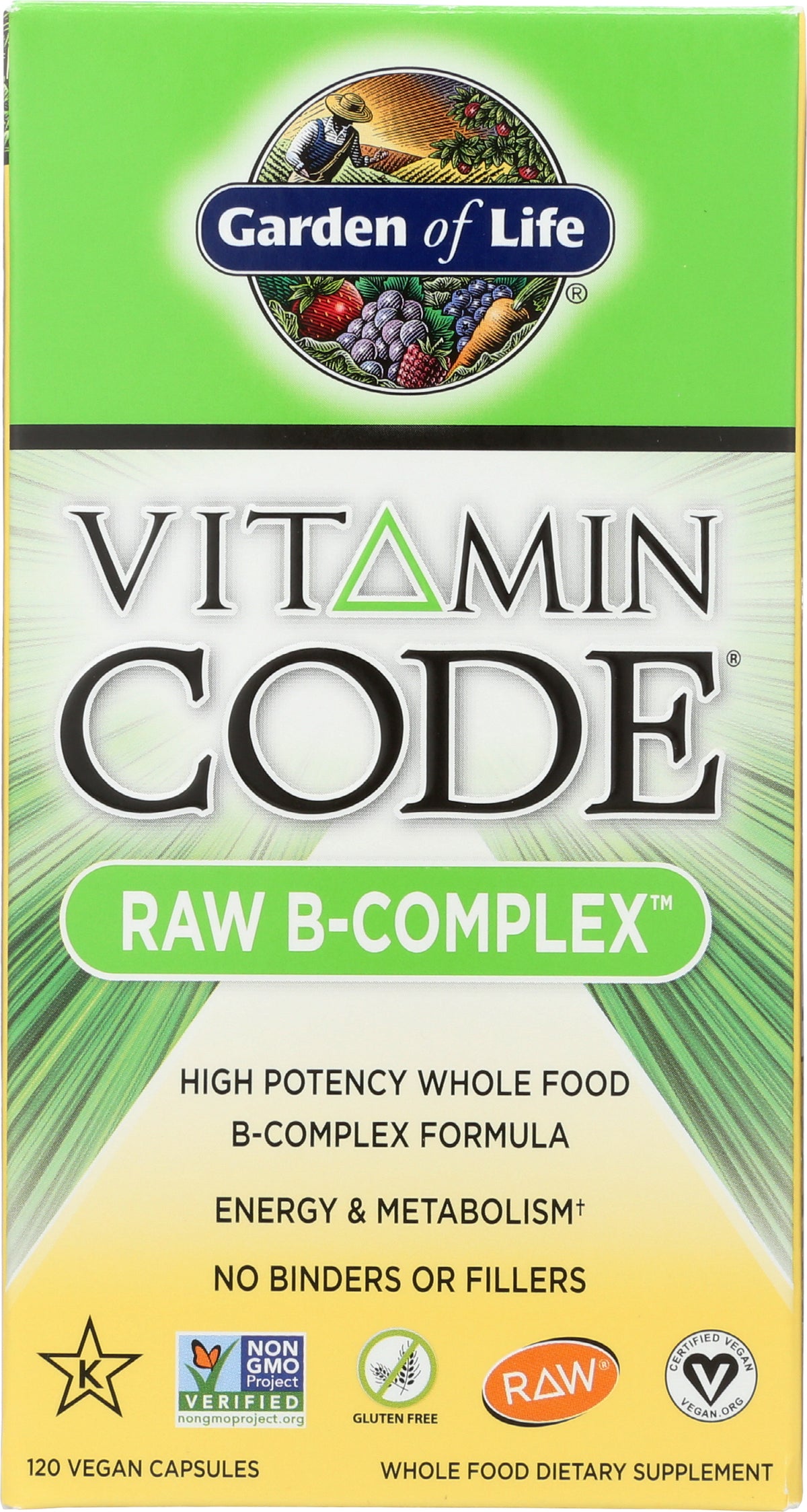 Vitamin Code B-Complex, 120 cap — Natures Pick Market