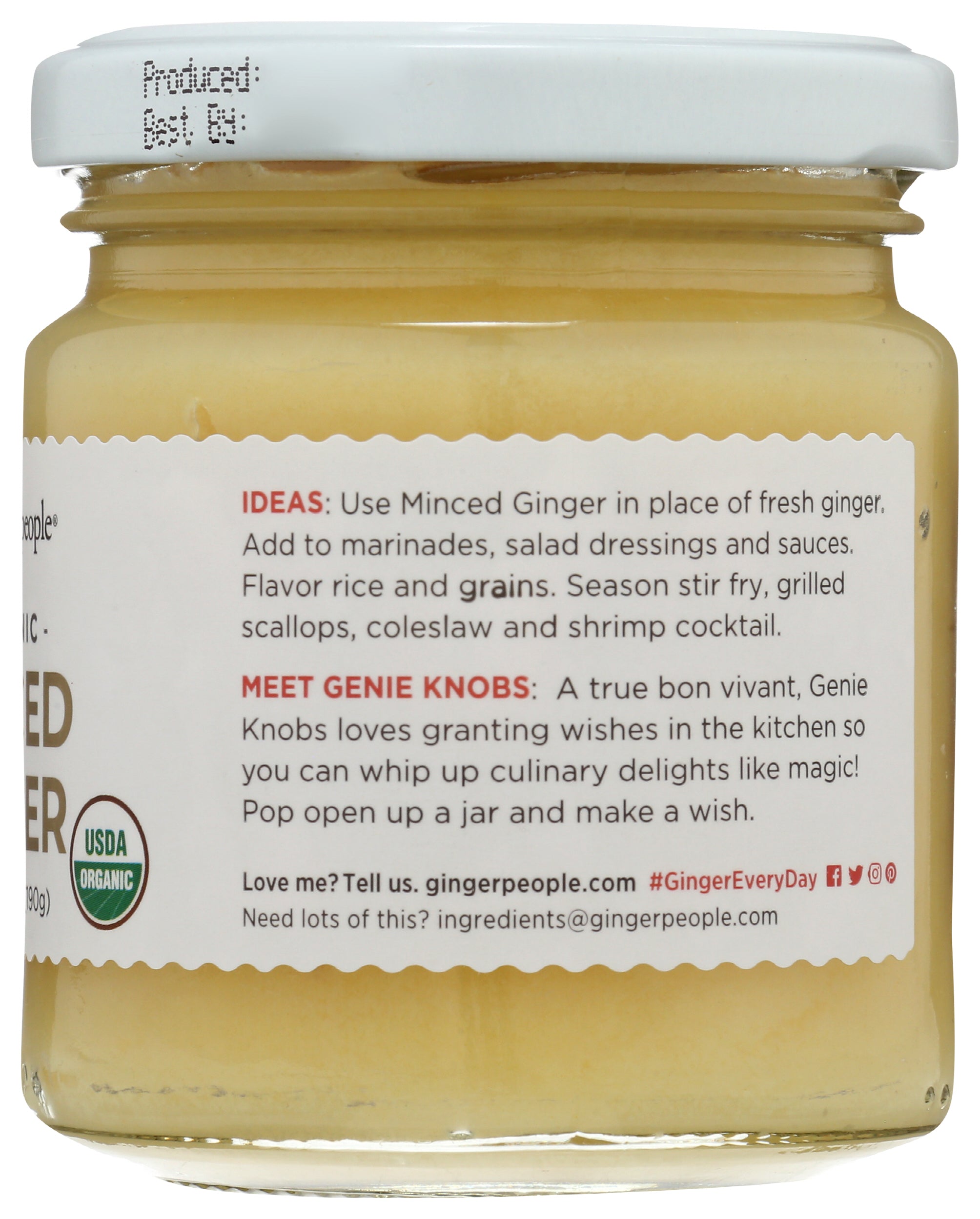 Minced Ginger, Org, 6.7 oz — Natures Pick Market